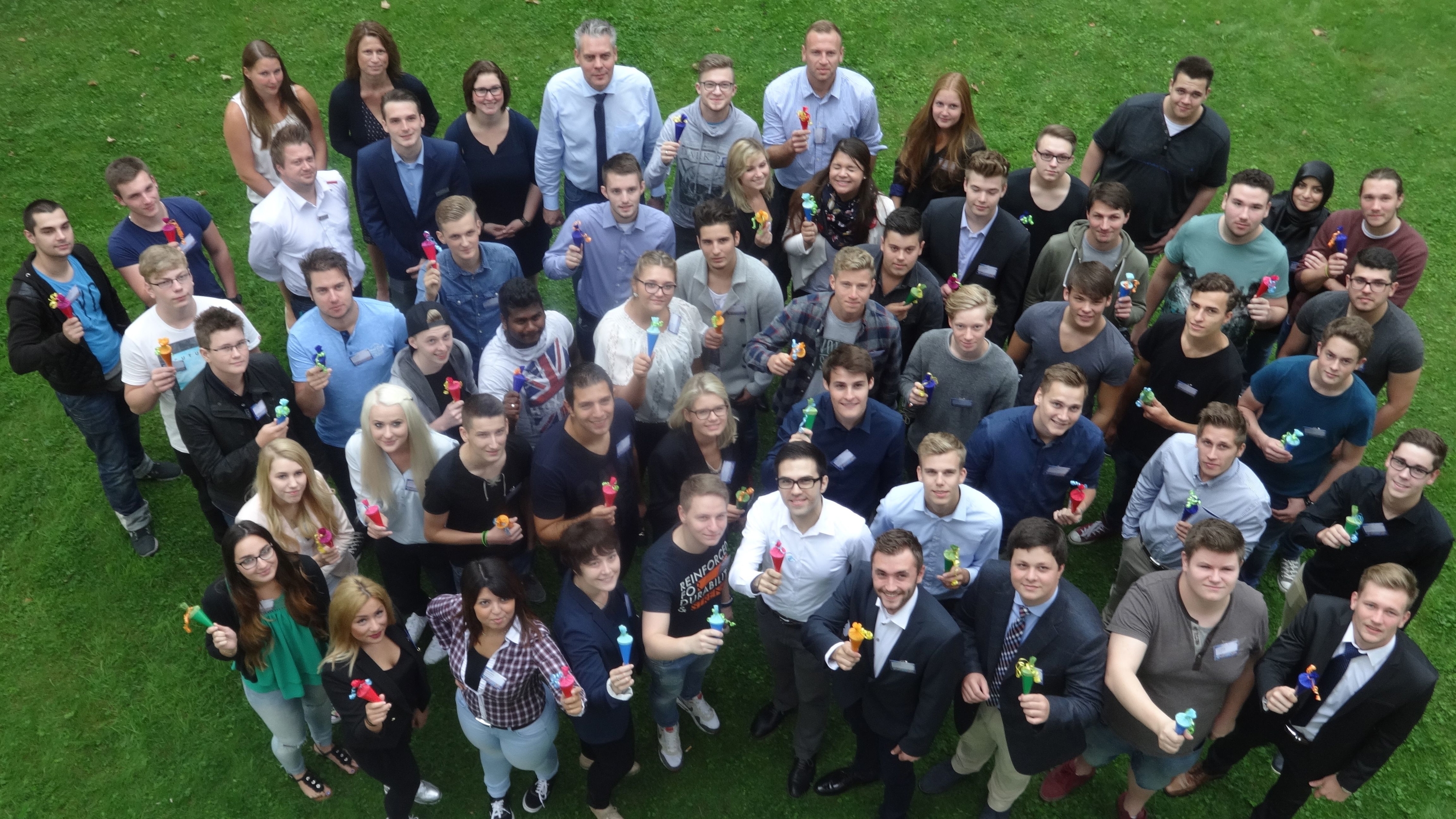 Neue Azubis im Handel