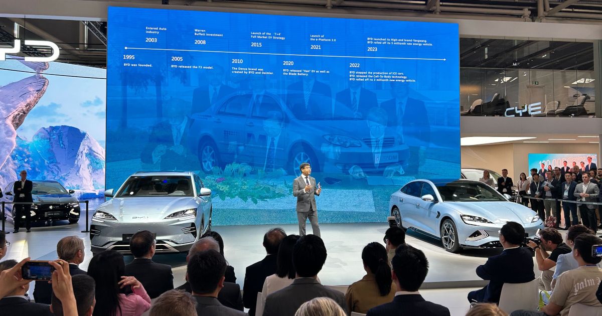 BYD präsentiert auf IAA den "grünen Mobilitätstraum" | Automobilwoche.de