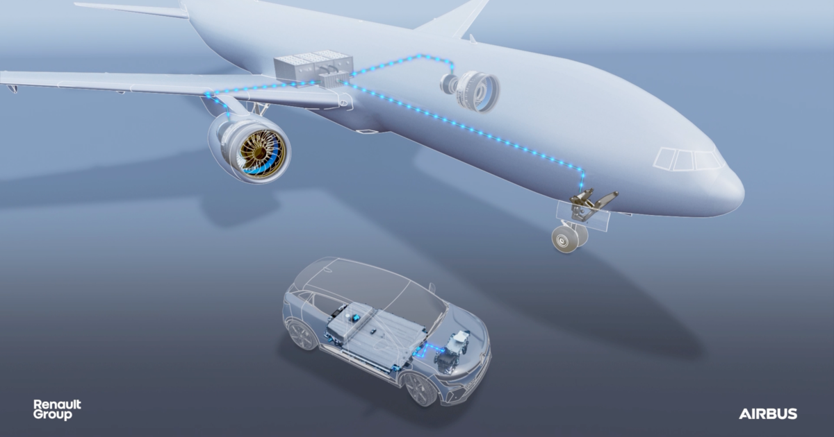 Renault und Airbus kooperieren bei Hybrid-Flugzeug | Automobilwoche.de