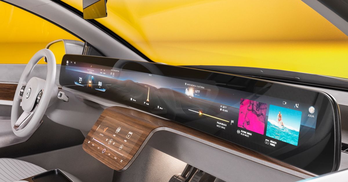 Digitalisierter Innenraum: Displays im Panorama-Modus werden zu ...